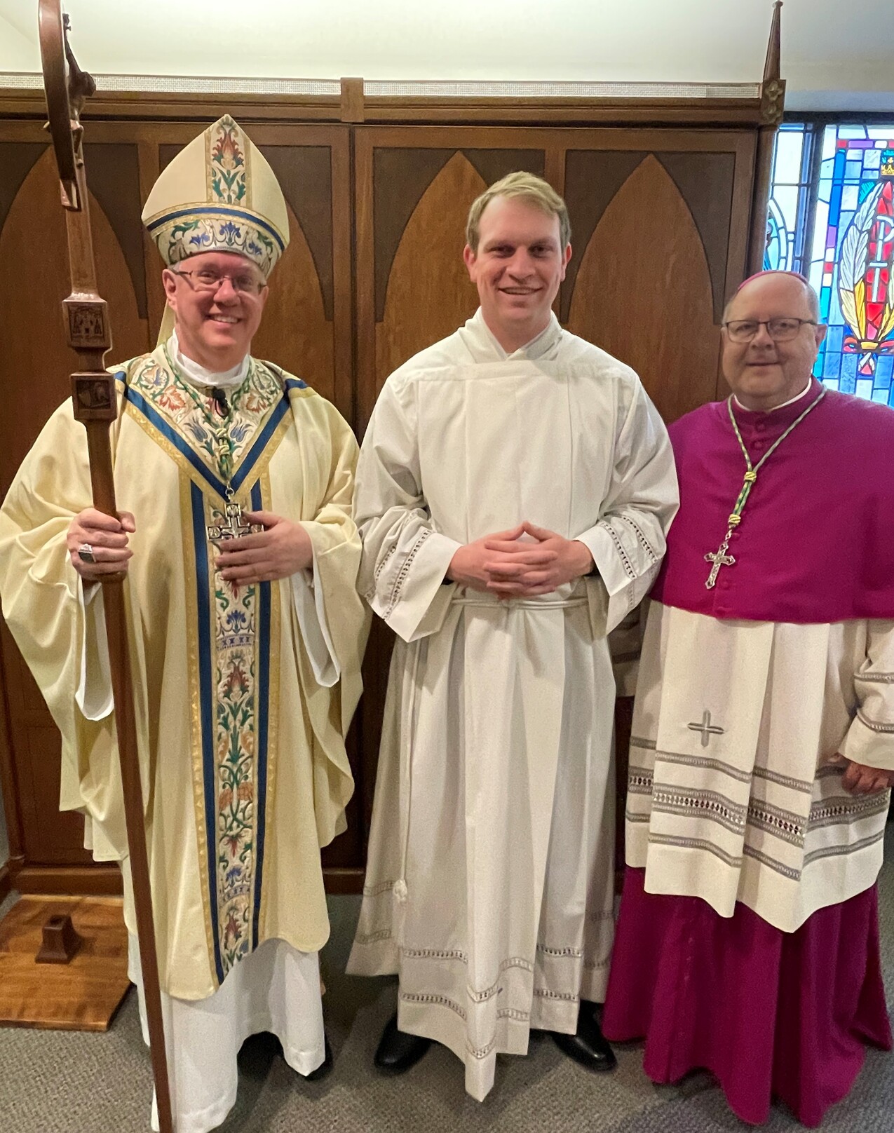 Newly ordained deacon begins ministry of service in diocese