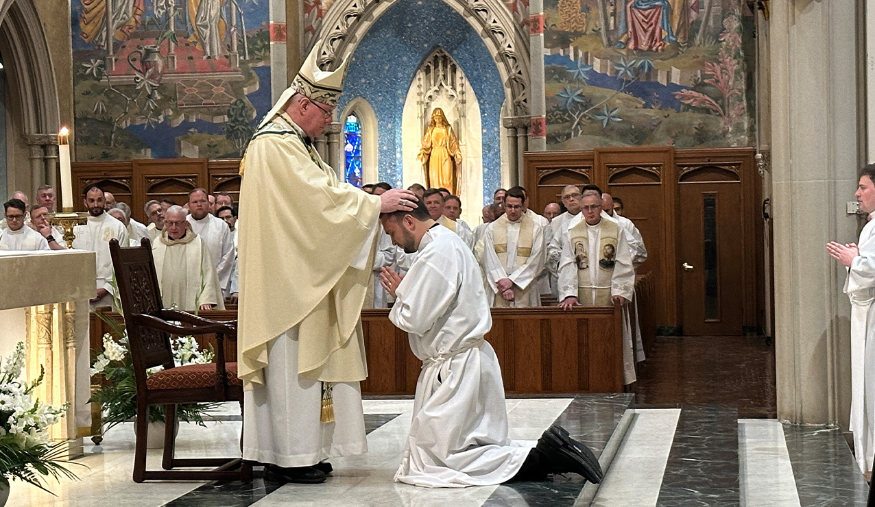 ‘Put flesh to fire’ Bishop Woost tells new transitional deacons