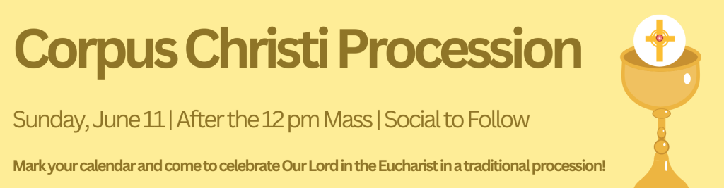 Corpus Christi Procession - Holy Spirit (Avon Lake) | June 11, 2023 ...