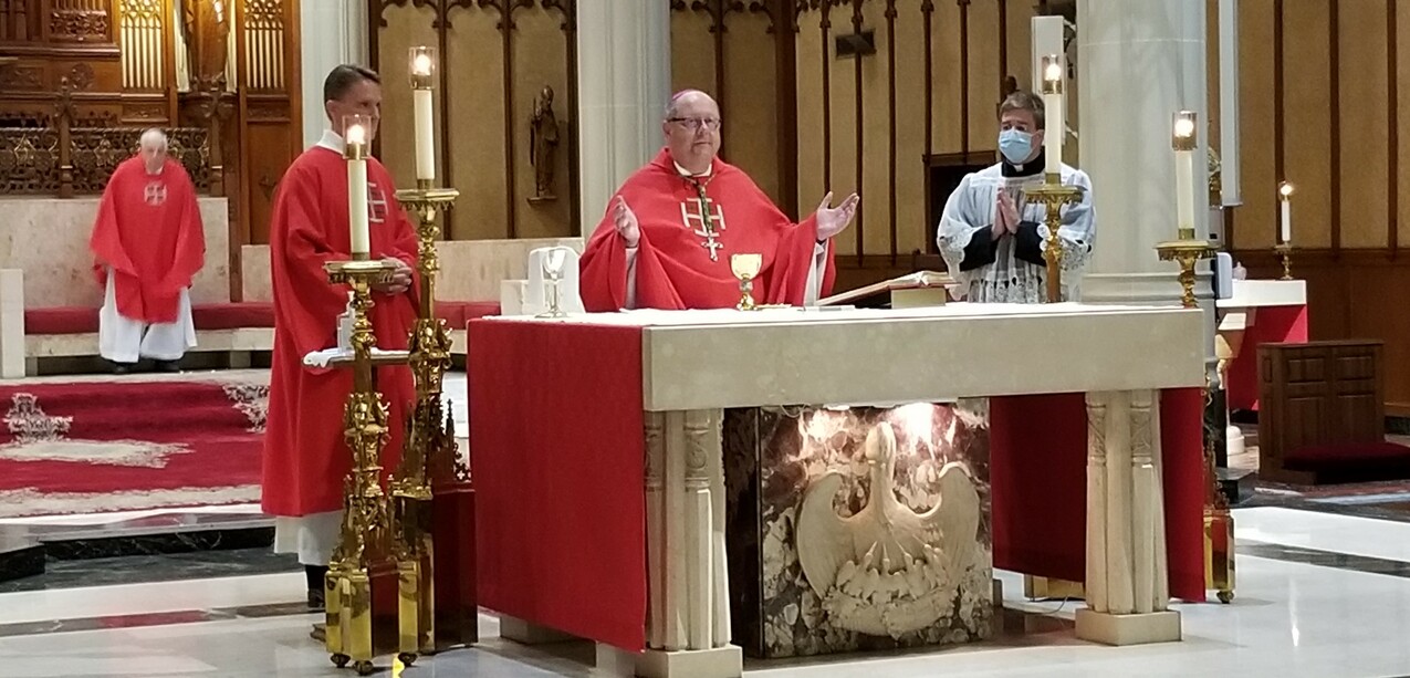 Bishop offers message of hope as he marks first year leading diocese