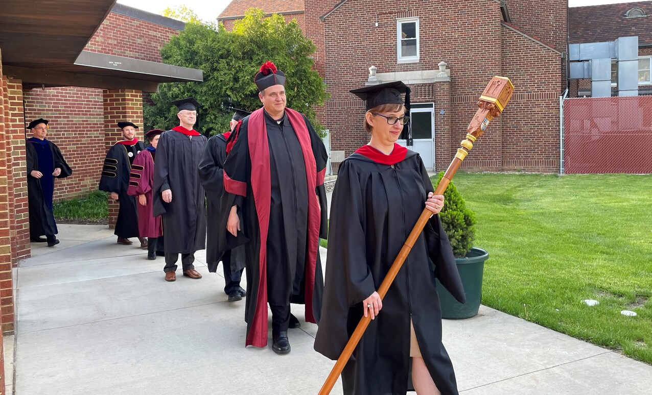 Saint Mary Seminary awards honorary degree to Bishop Woost