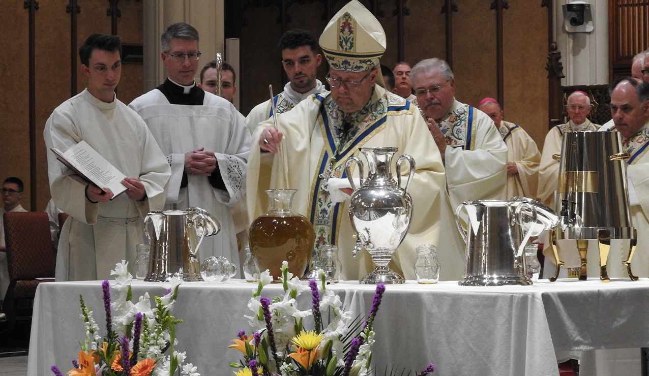 Blessing of sacramental oils, renewal of priestly promises highlight ...