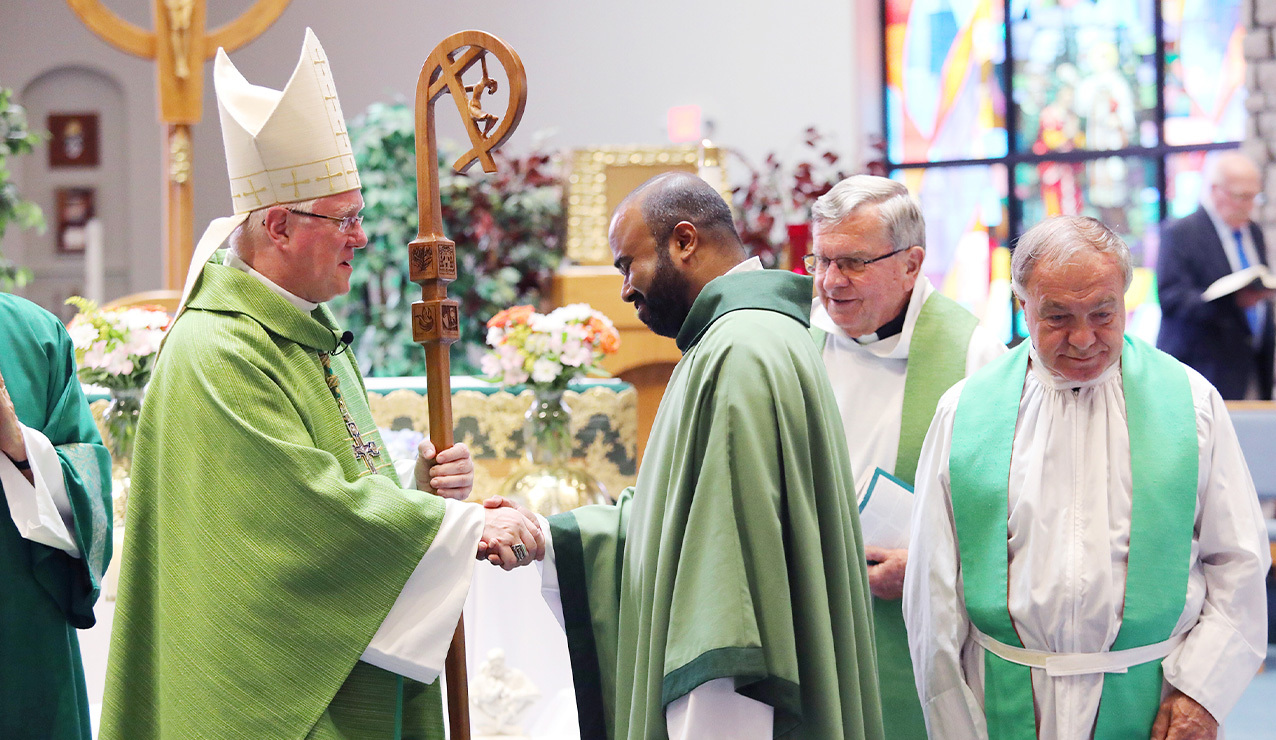Father Fifin installed as sixth pastor of St. Jude Parish, Elyria