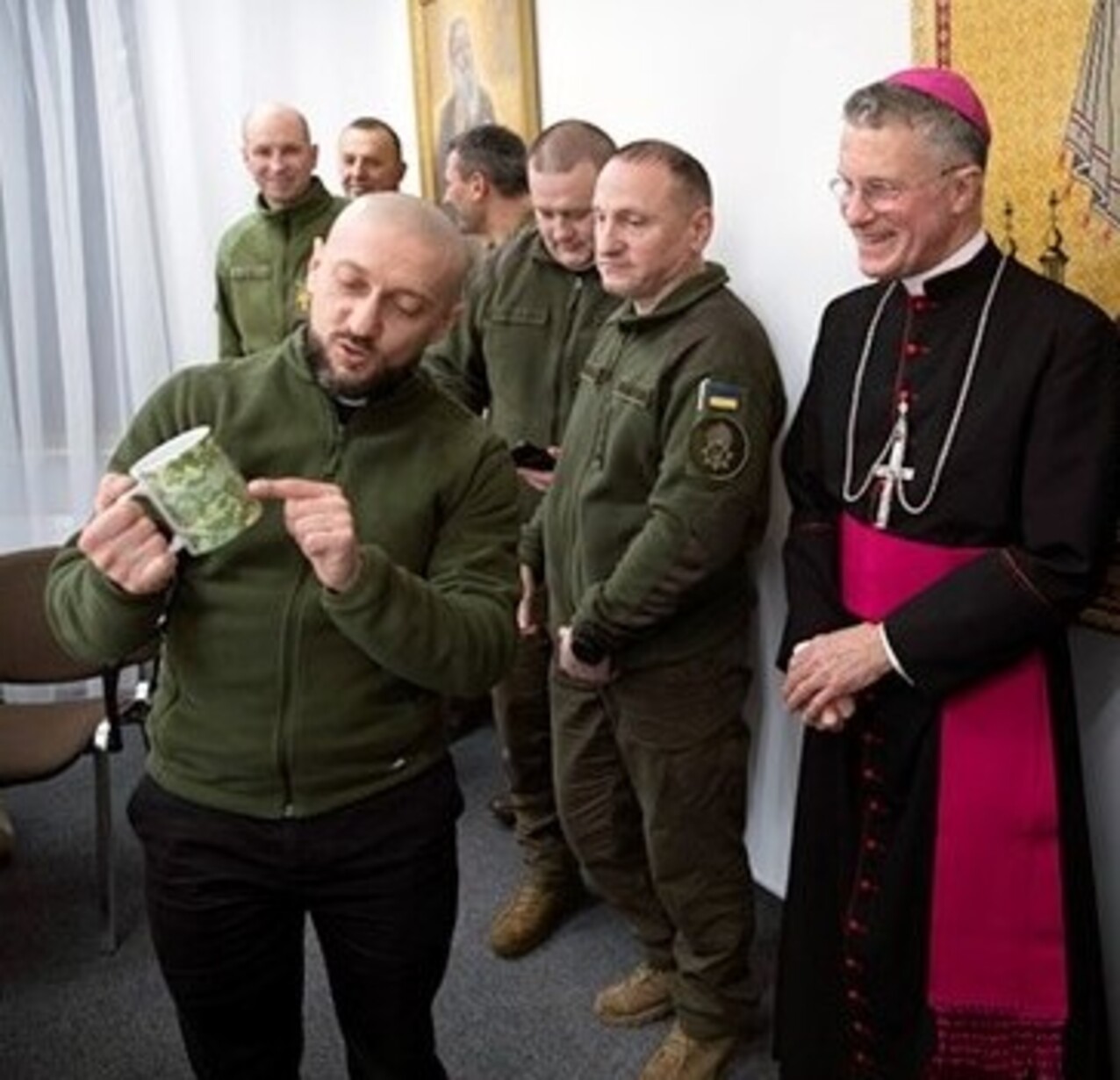 Archbishop Broglio makes Christmas season visit to Ukraine