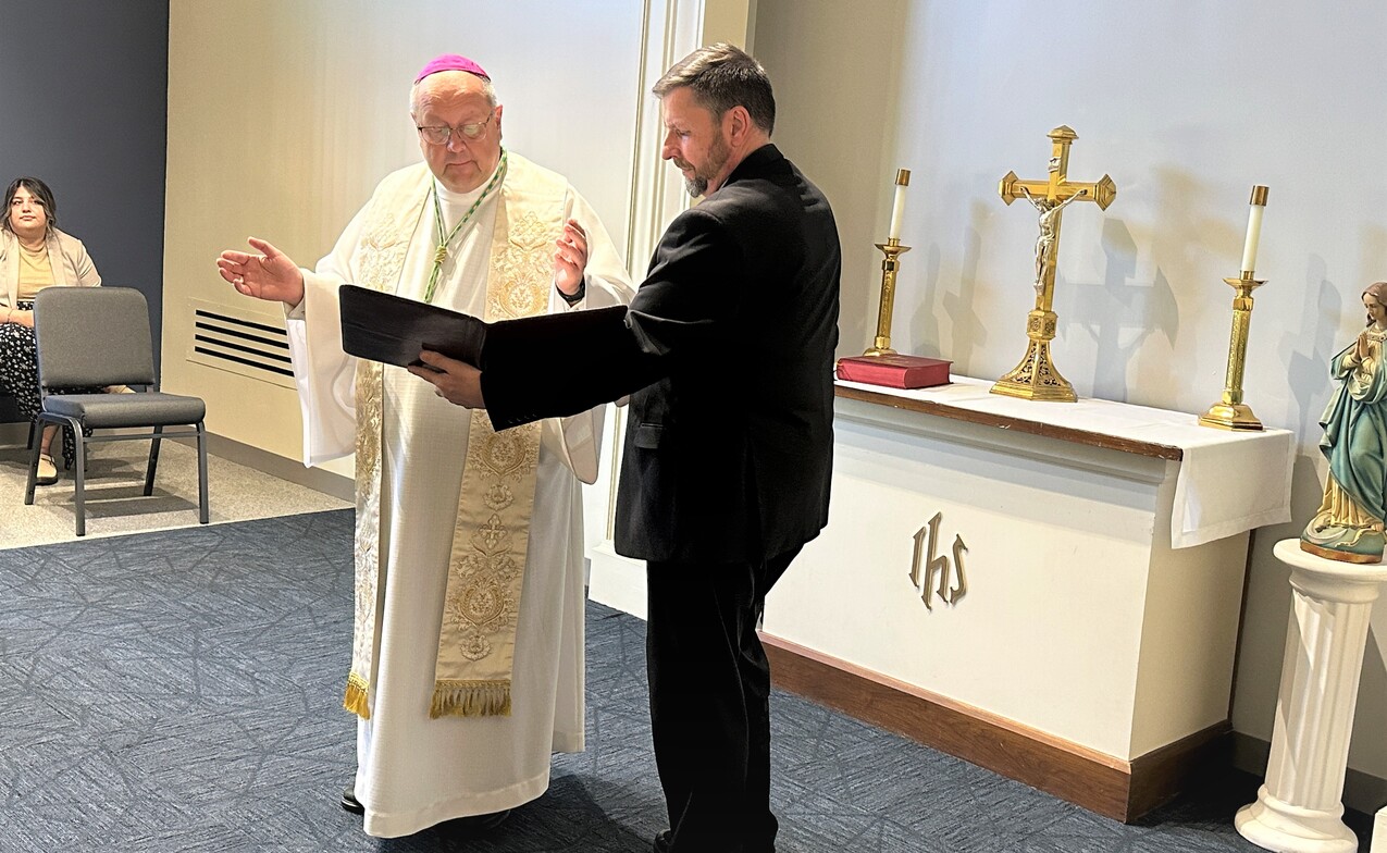Chapel at Julie Billiart School Akron dedicated during Bishop Malesic’s ...
