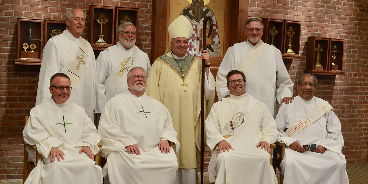 Permanent deacon jubilarians gather to celebrate ordination anniversaries