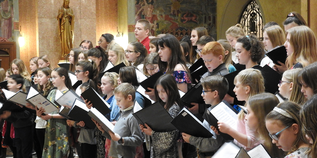 Second Diocesan Children’s Choir Festival culminates at cathedral Mass