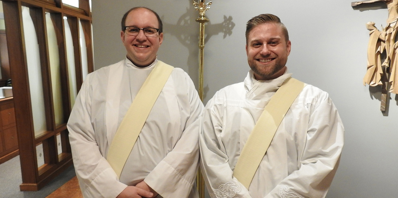 Newly ordained Father Josh Cochrac, Father Joe Robinson join ranks of ...