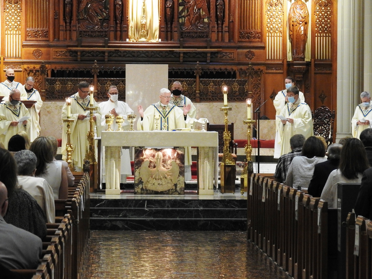 Three new permanent deacons begin their ministry of service