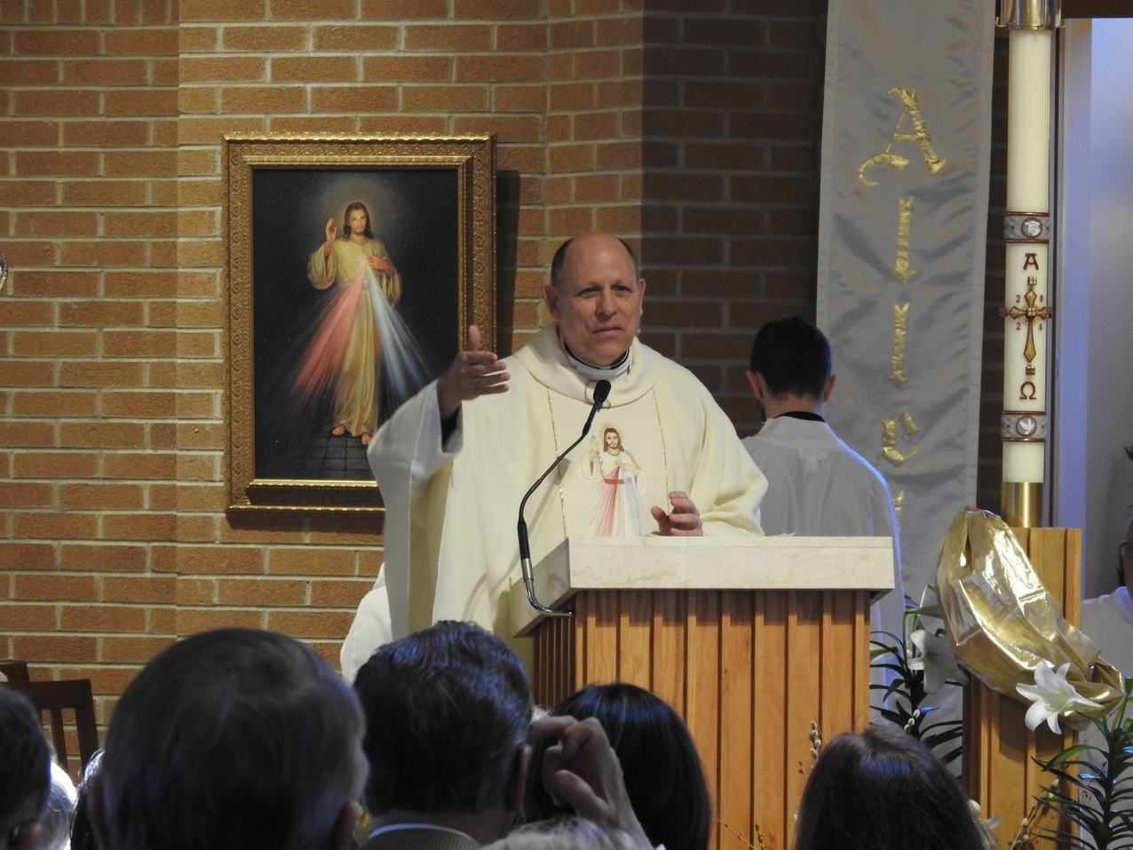 Father Tim Gareau installed as third pastor of St. Colette Parish
