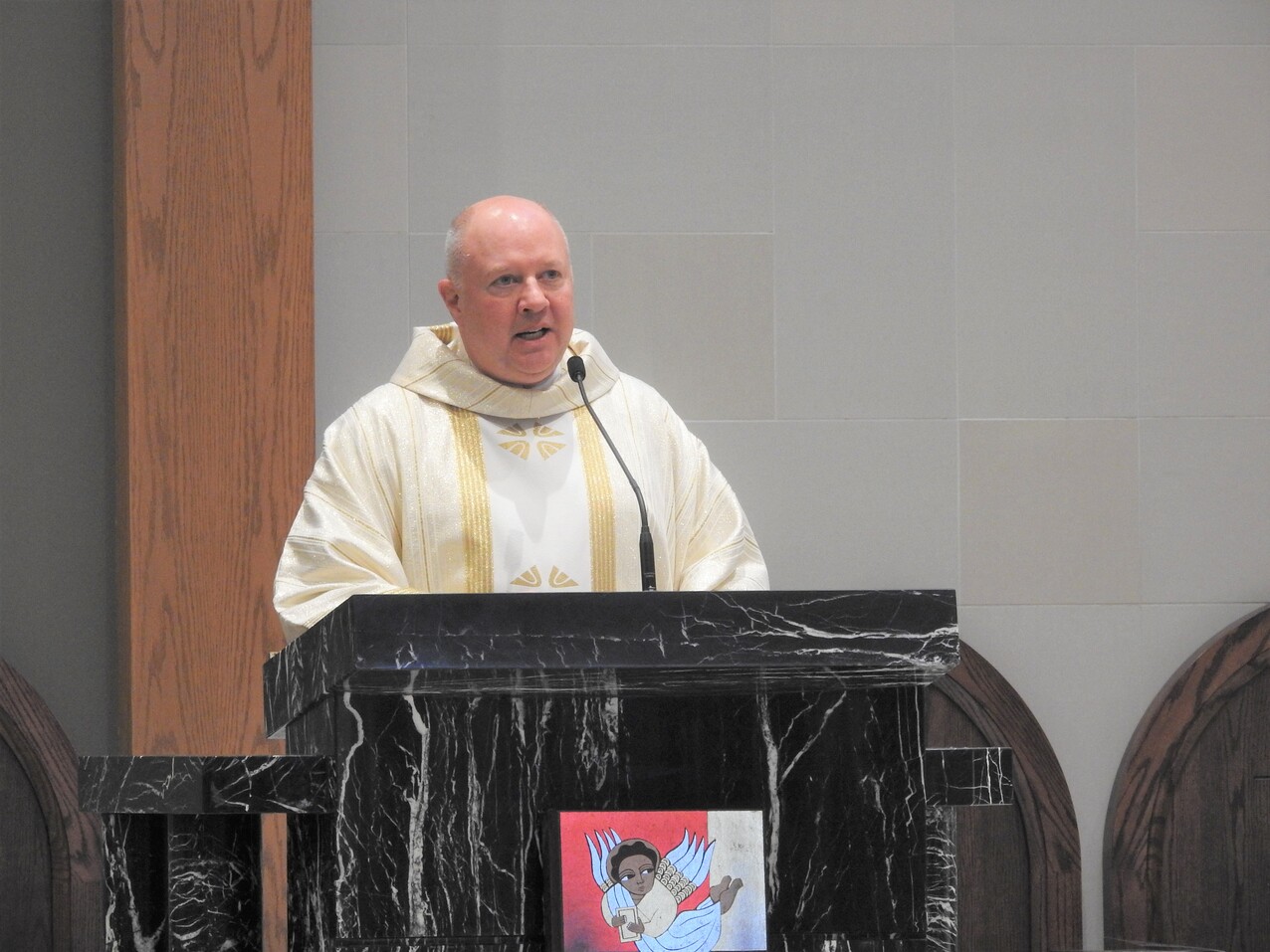 Father Schlegel returns ‘home’ to lead St. Raphael Parish