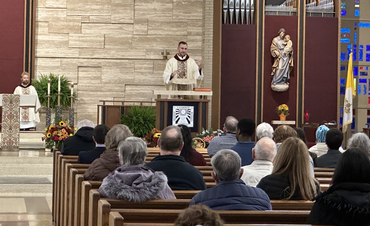 Young adults gather at St. John Bosco for annual Mass, dinner