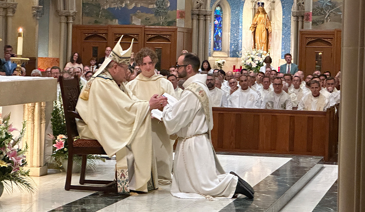 Eight men ordained to priesthood during joyful liturgy in packed cathedral