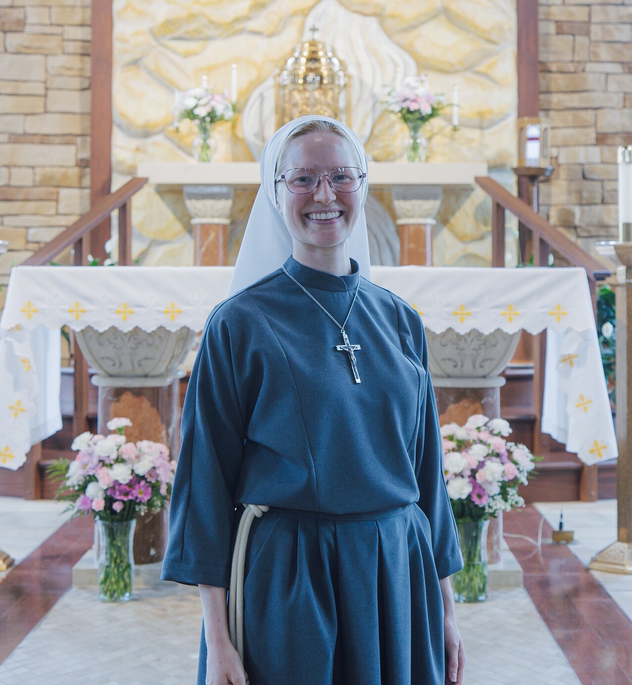 Former St. Barnabas parishioner makes temporary vows as Franciscan Sister